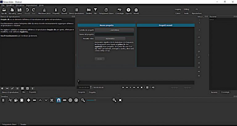 Shotcut - come usare: MiniGuida completa al video editing